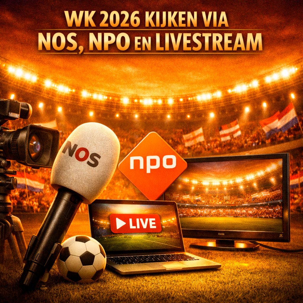 WK 2026 kijken via NOS, NPO en livestream